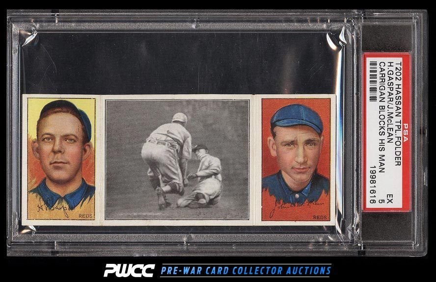 eBay Auction Item 352200082119 Baseball Cards 1912 T202 Hassan Triple ...