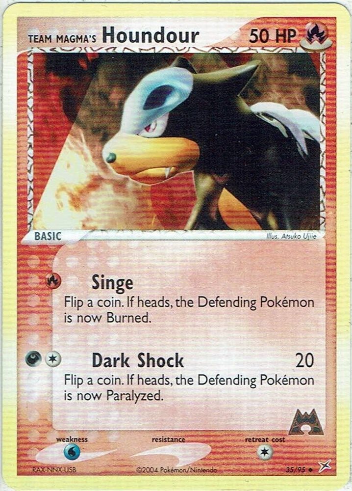 Houndour Pokemon Card