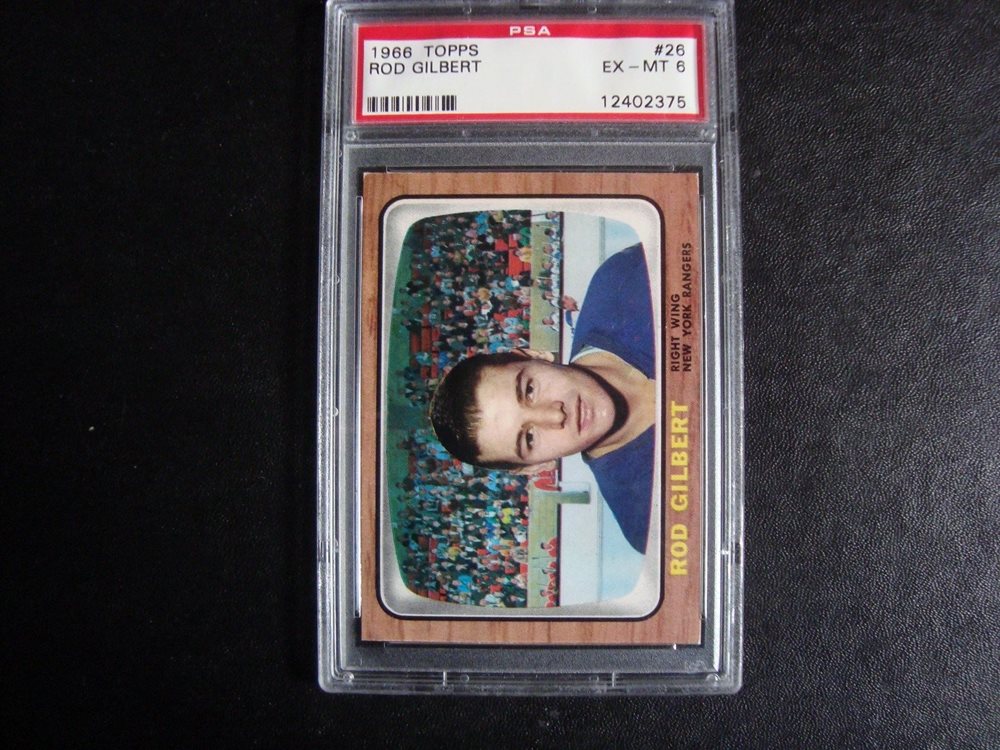 Auction Prices Realized Hockey Cards 1966 Topps Rod Gilbert