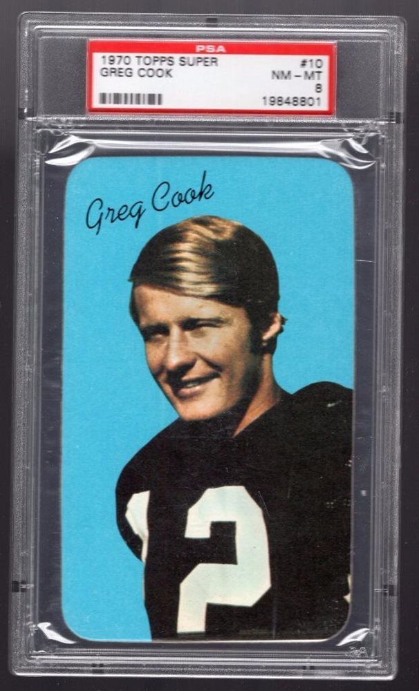 Auction Prices Realized Football Cards 1970 Topps Super Greg Cook