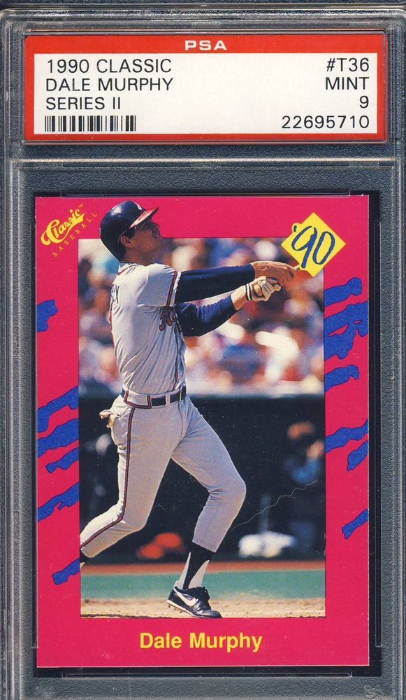 Auction Prices Realized Baseball Cards 1990 Classic Dale Murphy SERIES II