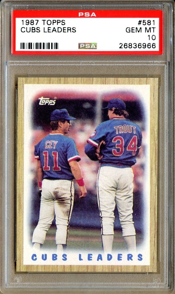 Auction Prices Realized Baseball Cards 1987 Topps Cubs Leaders