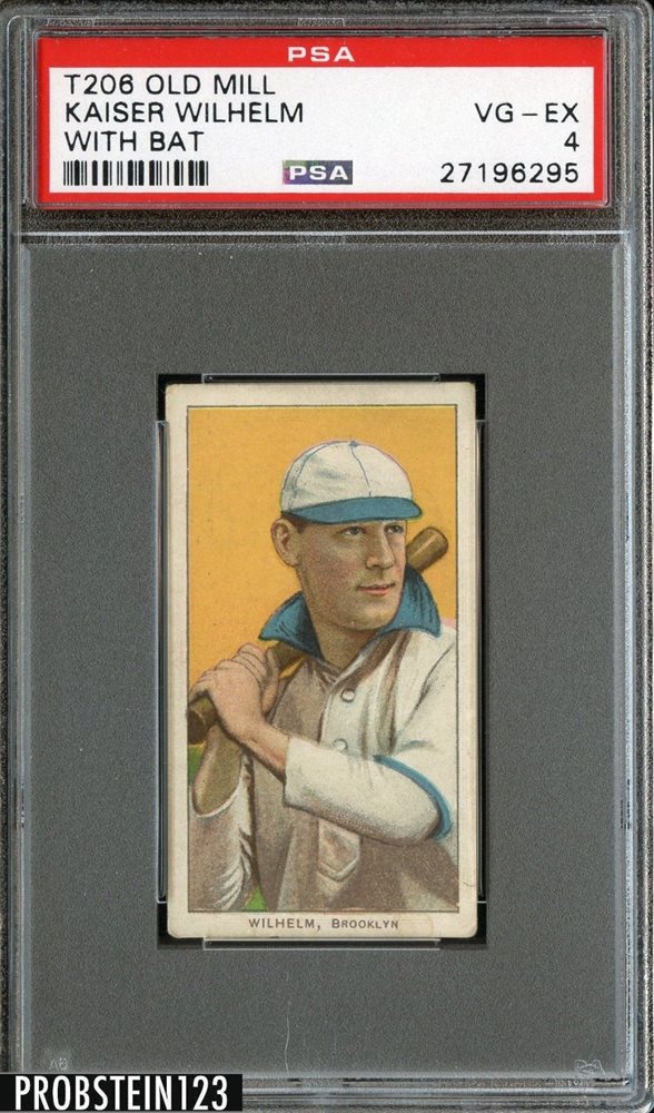 Auction Prices Realized Baseball Cards 1909-11 T206 Old Mill Kaiser Wilhelm