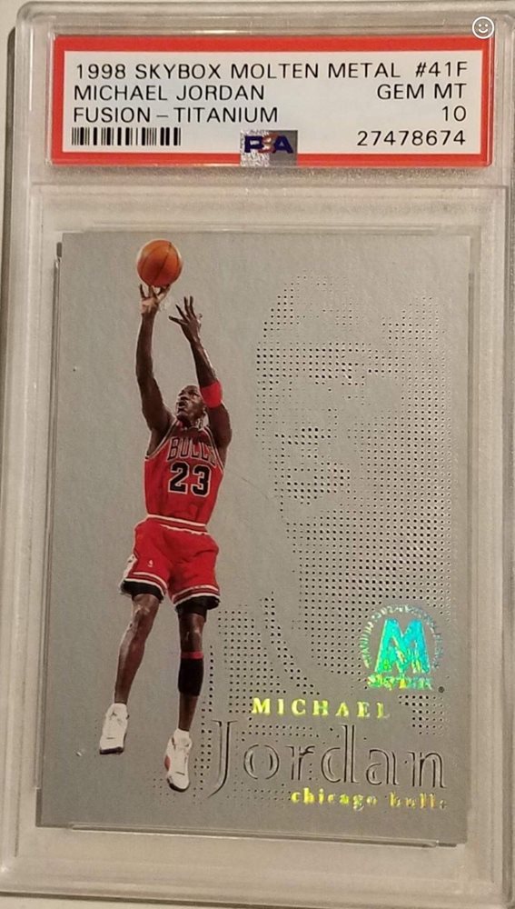 eBay Auction Item 172851109988 Basketball Cards 1998 Skybox Molten Metal Fusion