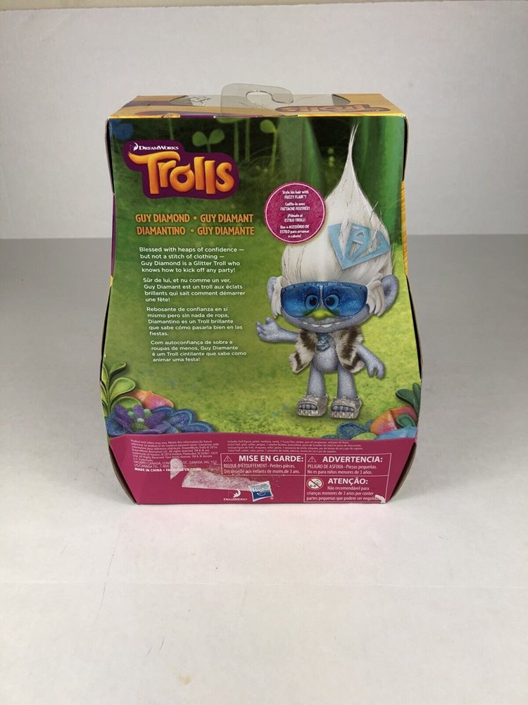 DreamWorks Trolls Guy Diamond 9-Inch Figure With Access
