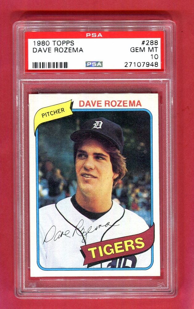 Auction Prices Realized Baseball Cards 1980 Topps Dave Rozema