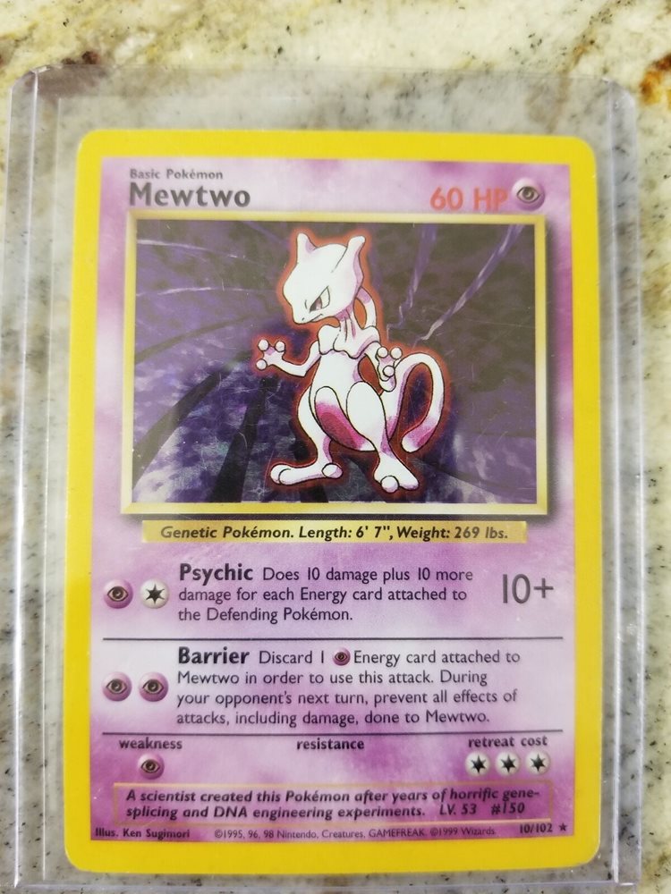 Rare Mewtwo Card