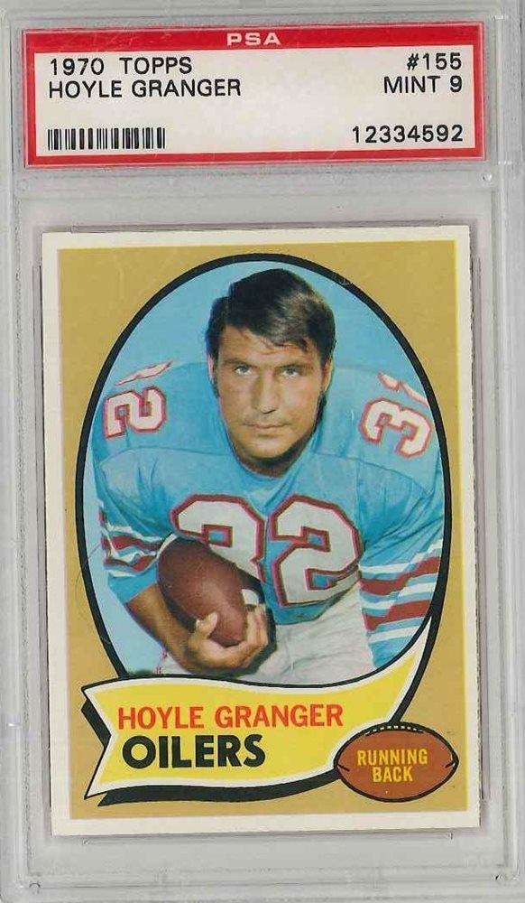 Auction Prices Realized Football Cards 1970 Topps Hoyle Granger