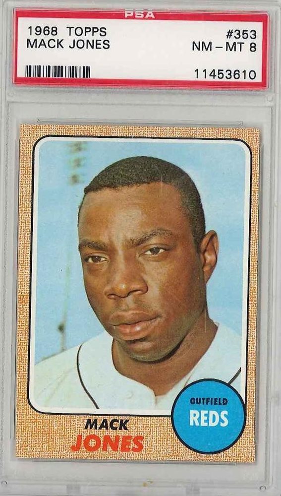 Auction Prices Realized Baseball Cards 1968 Topps Mack Jones