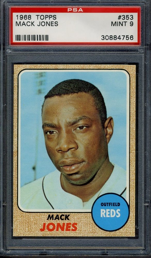 Auction Prices Realized Baseball Cards 1968 Topps Mack Jones