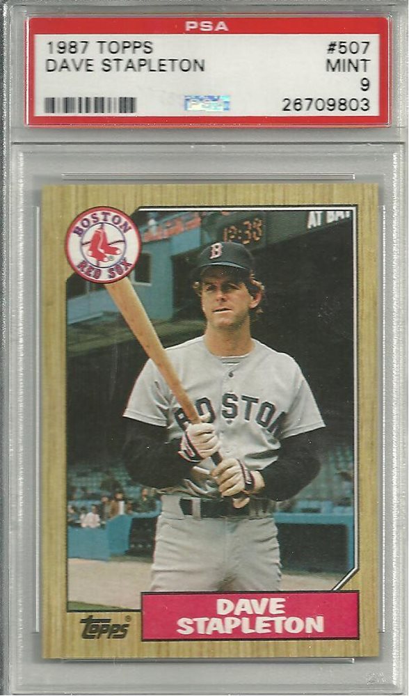 Auction Prices Realized Baseball Cards 1987 Topps Dave Stapleton
