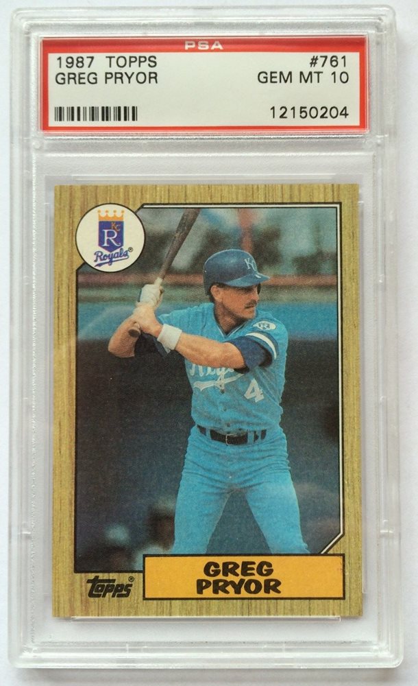 Auction Prices Realized Baseball Cards 1987 Topps Greg Pryor