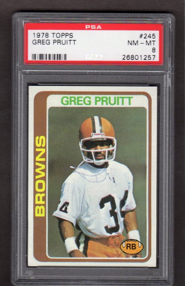 Auction Prices Realized Football Cards 1978 Topps Greg Pruitt