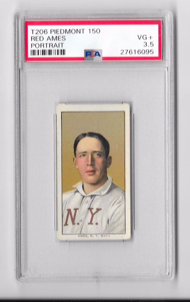 Auction Prices Realized Baseball Cards 1909-11 T206 PIEDMONT 150 Red Ames