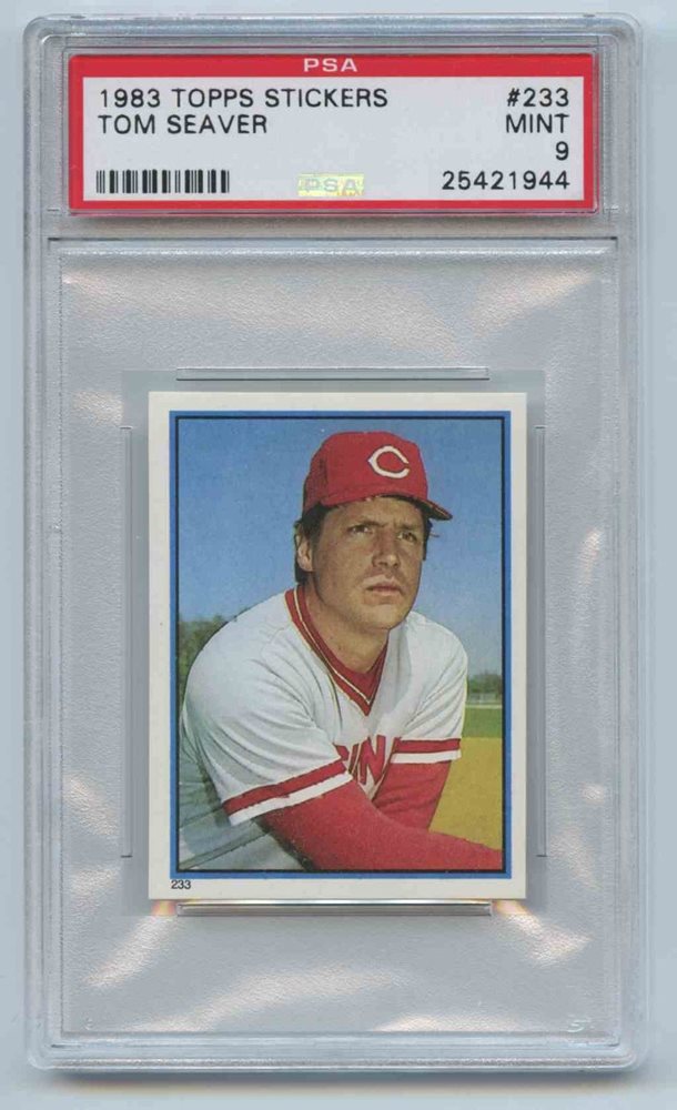 Auction Prices Realized Baseball Cards 1983 Topps Stickers Tom Seaver