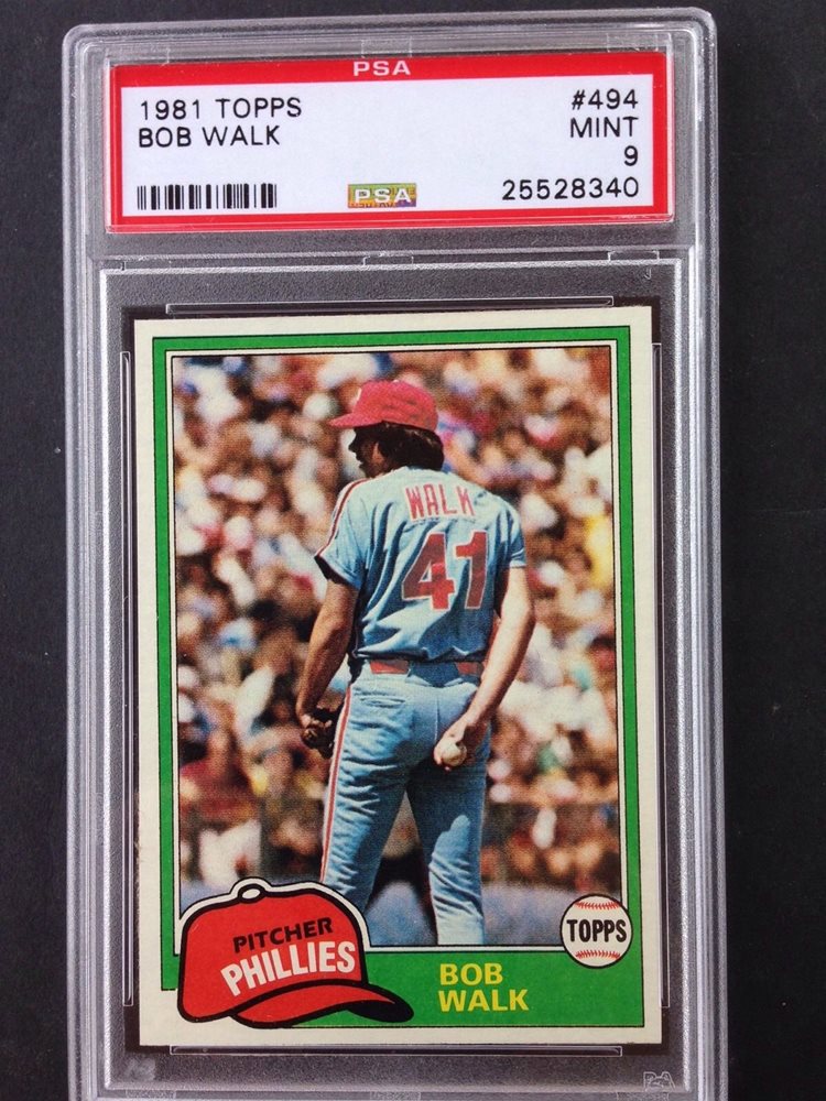 Auction Prices Realized Baseball Cards 1981 TOPPS Bob Walk