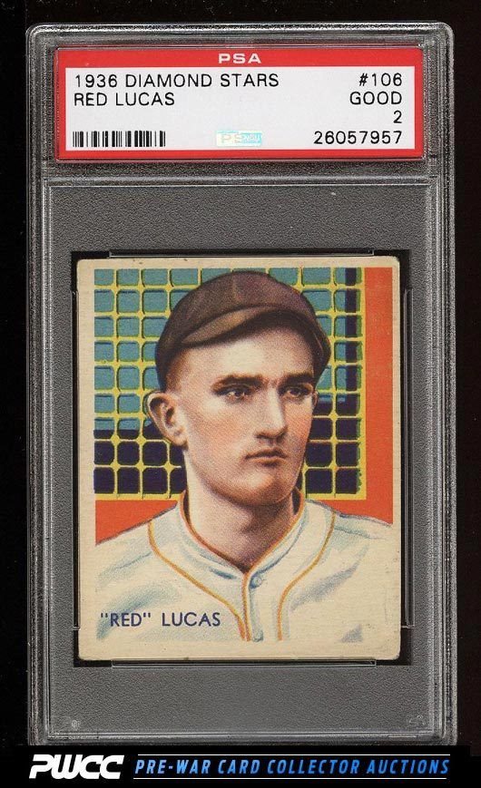 Auction Prices Realized Baseball Cards 1936 Diamond Stars Red Lucas