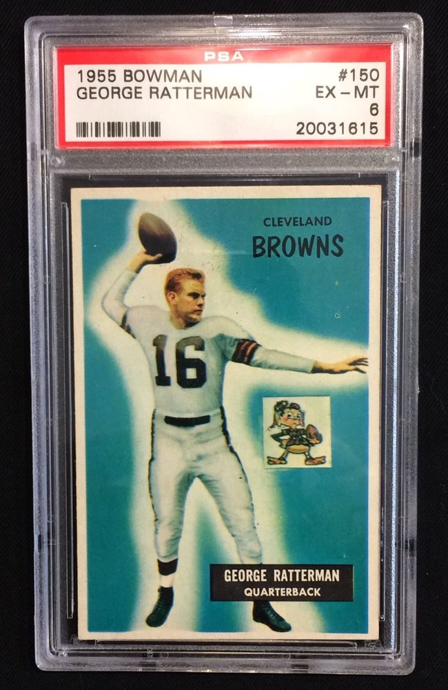 Auction Prices Realized Football Cards 1955 Bowman George Ratterman