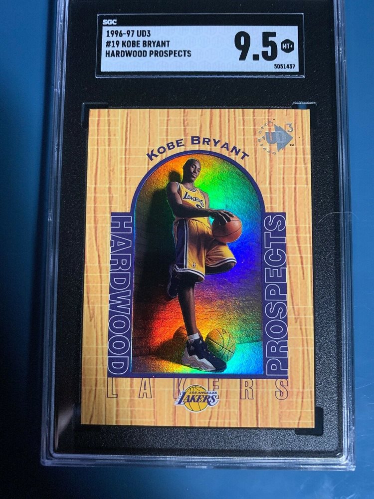 Kobe Bryant Rookie Card UD3 Hardwood Prospects Graded SGC A - munimoro ...