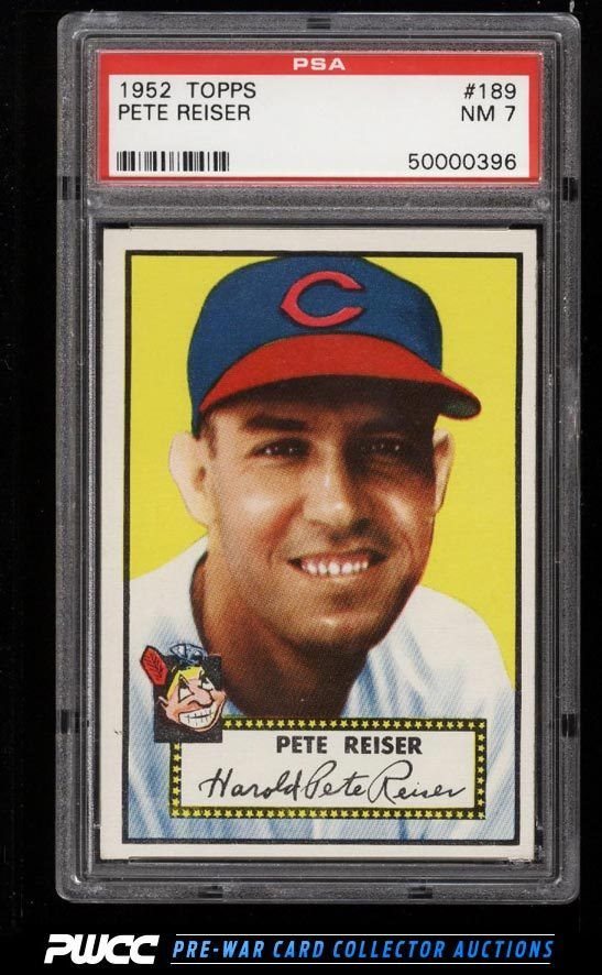Auction Prices Realized Baseball Cards 1952 Topps Pete Reiser