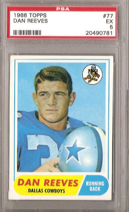 Auction Prices Realized Football Cards 1968 Topps Dan Reeves