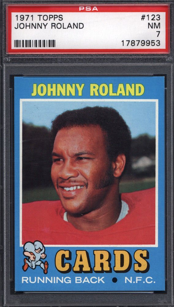 Auction Prices Realized Football Cards 1971 Topps Johnny Roland