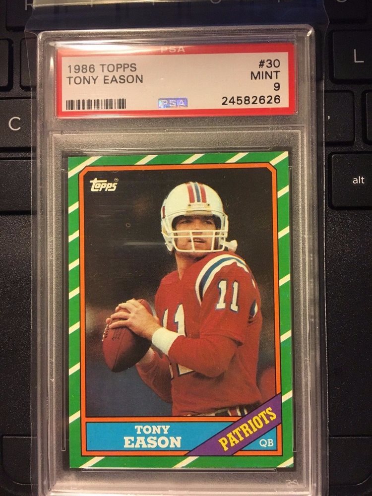 Auction Prices Realized Football Cards 1986 Topps Tony Eason