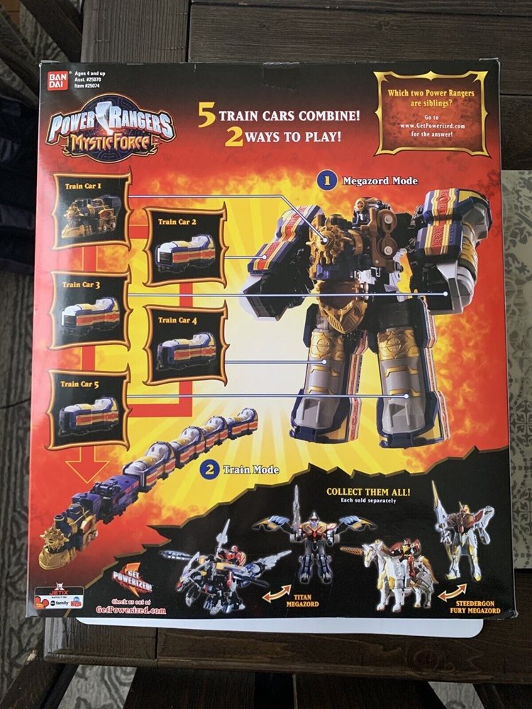 Power Rangers Mystic Force Solar Streak Megazord