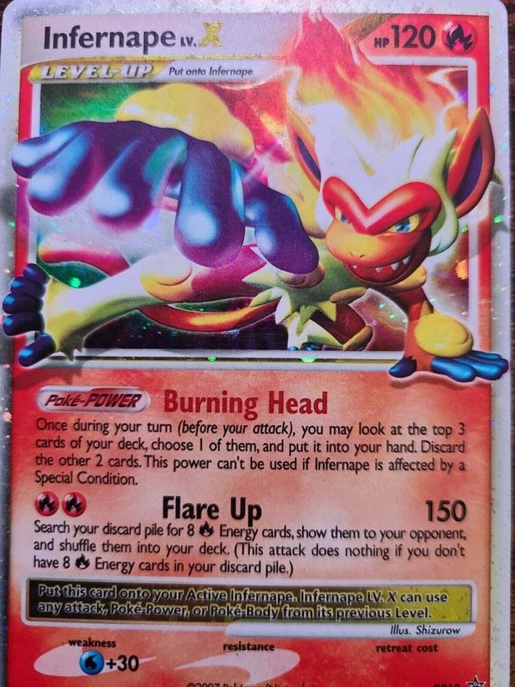 Infernape Ex Pokemon Card