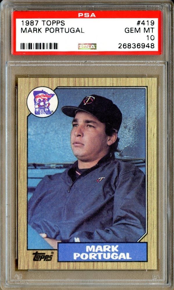 Auction Prices Realized Baseball Cards 1987 Topps Mark Portugal