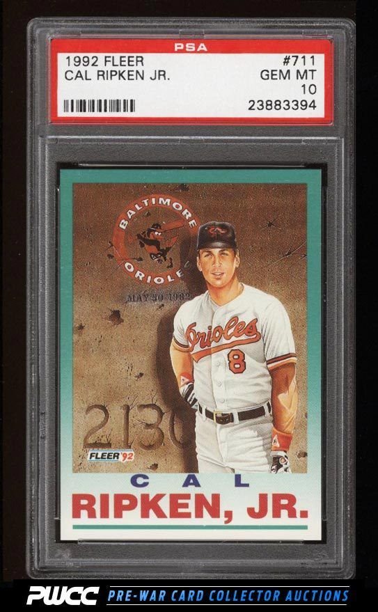 Auction Prices Realized Baseball Cards 1992 FLEER Cal Ripken Jr.