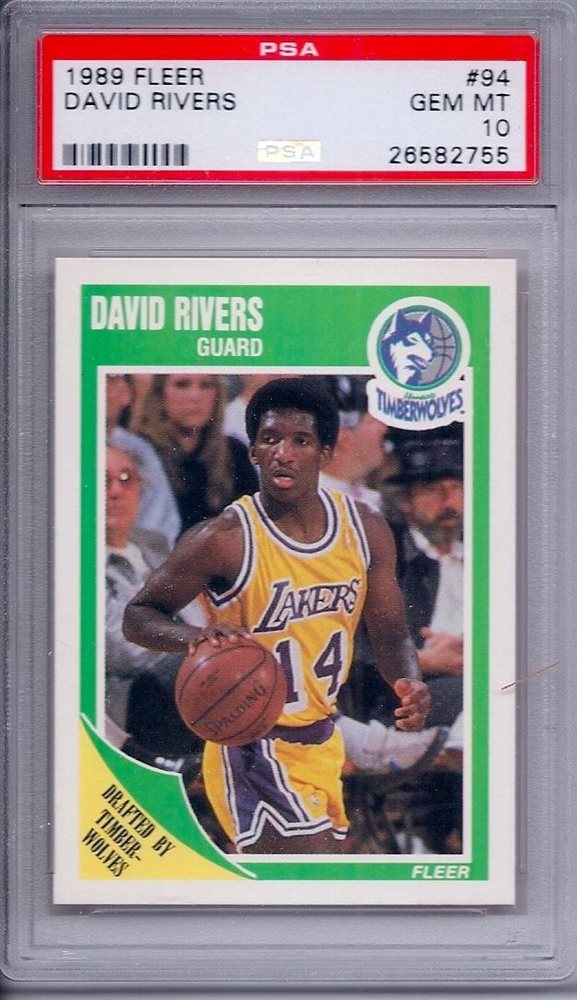 Auction Prices Realized Basketball Cards 1989 Fleer David Rivers