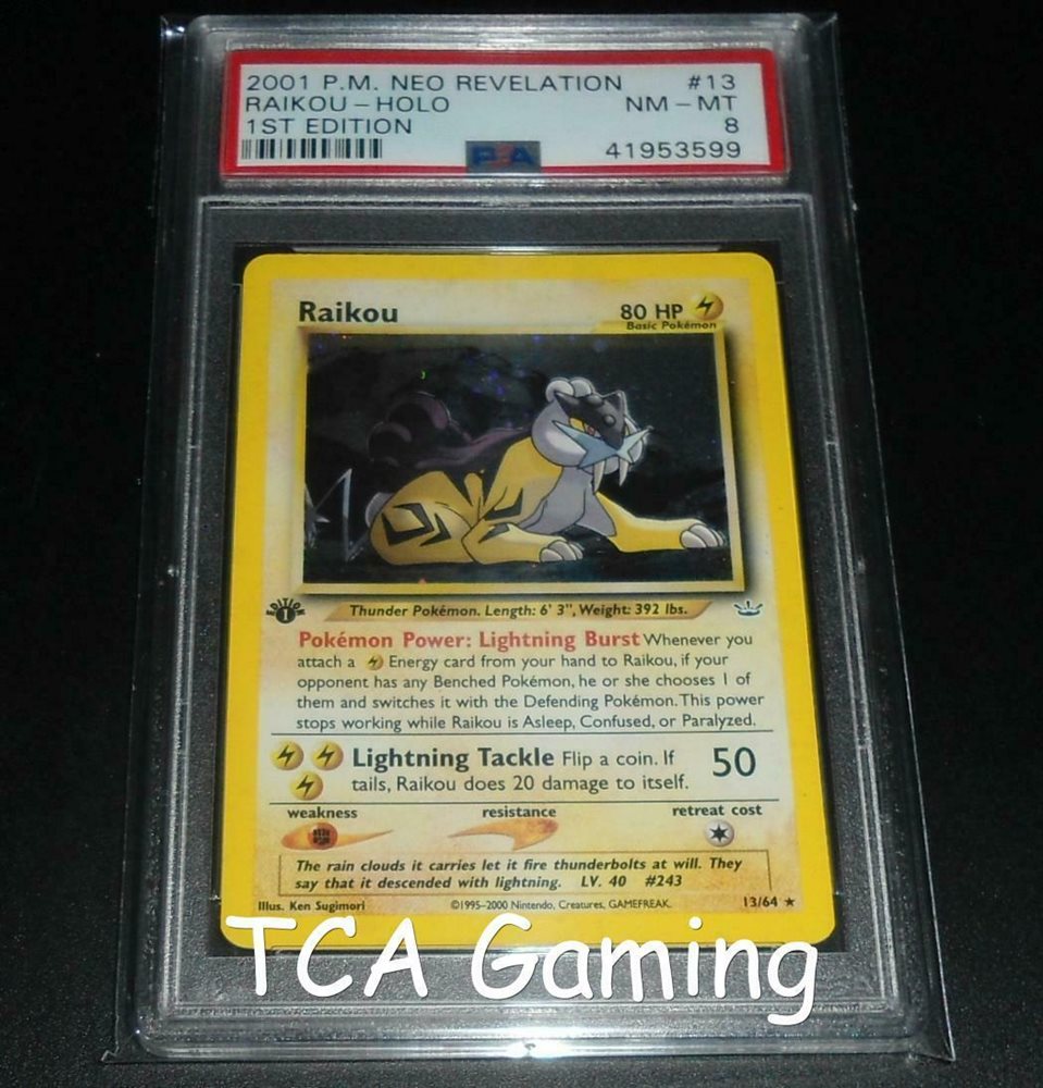 1st Edition Raikou 13/64 Neo Revelation - munimoro.gob.pe