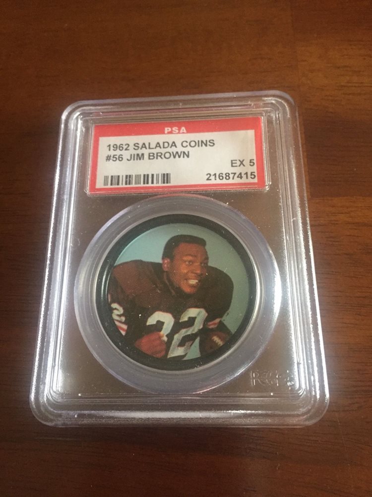 Auction Prices Realized Football Coins 1962 Salada Coins Jim Brown