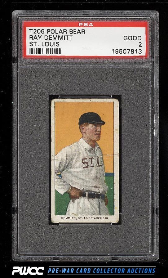 Auction Prices Realized Baseball Cards 1909-11 T206 Polar Bear Ray ...