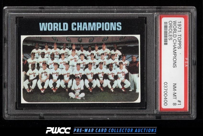 Auction Prices Realized Baseball Cards 1971 Topps World Champions ...