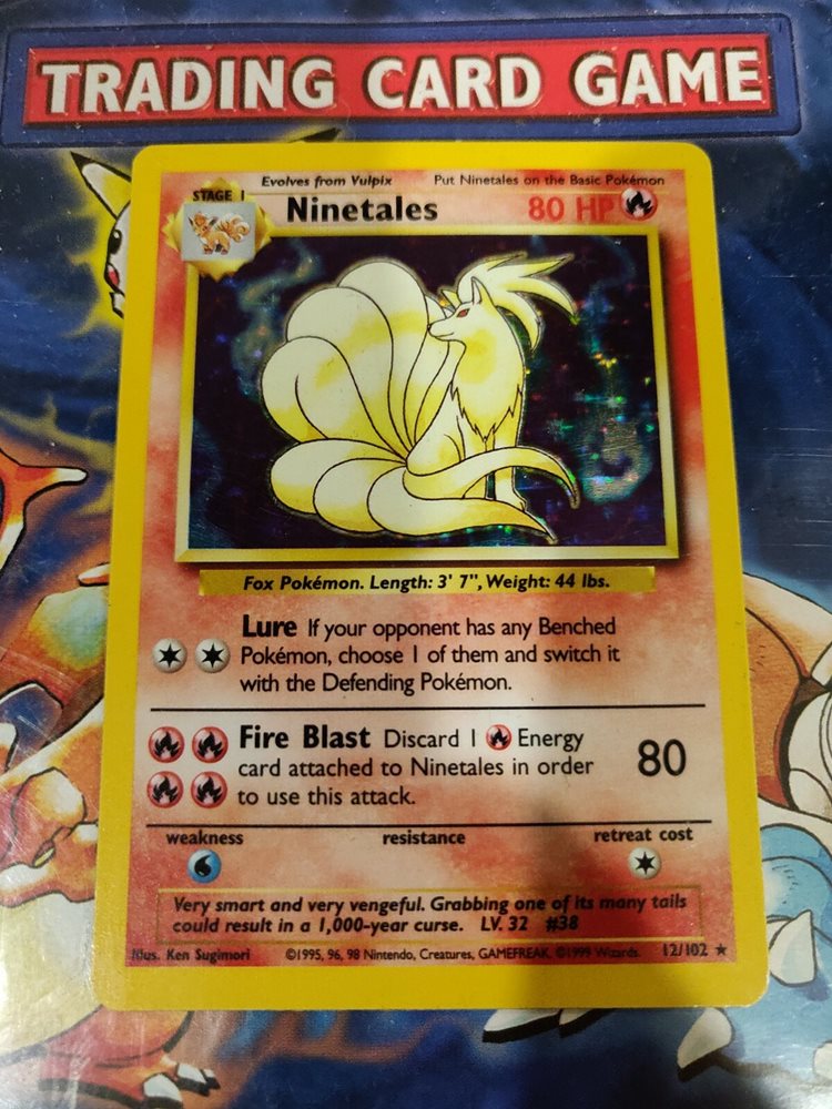 Ninetails Pokemon Card