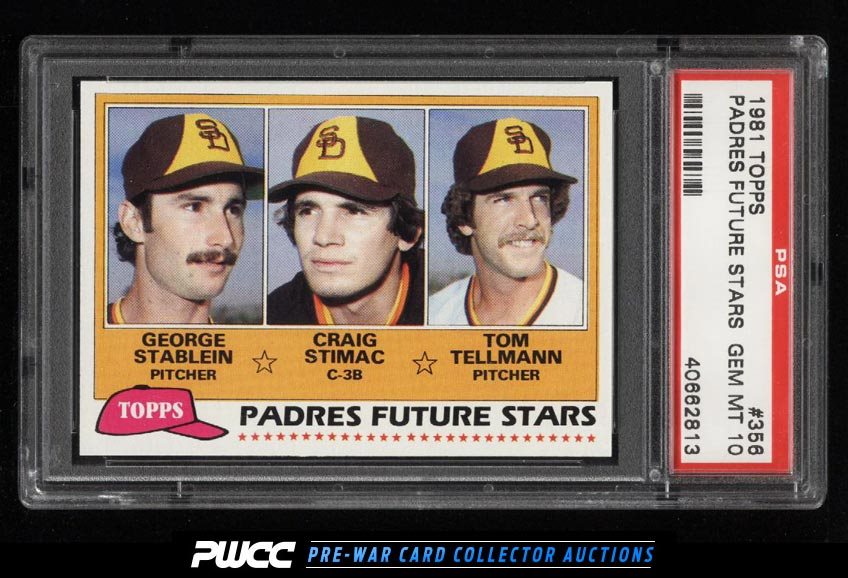 Auction Prices Realized Baseball Cards 1981 Topps Padres Future Stars