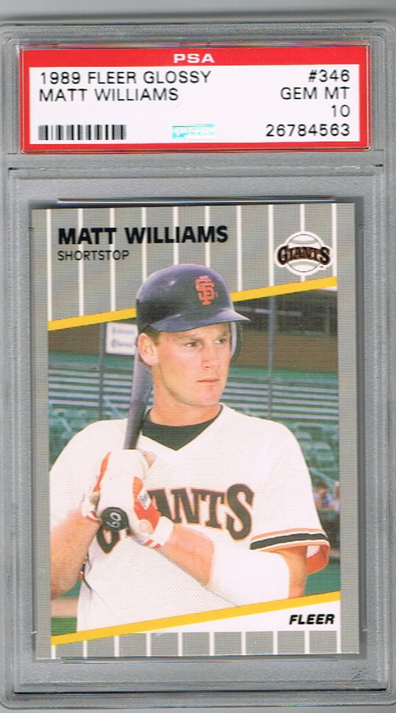 Auction Prices Realized Baseball Cards 1989 Fleer Glossy Matt Williams