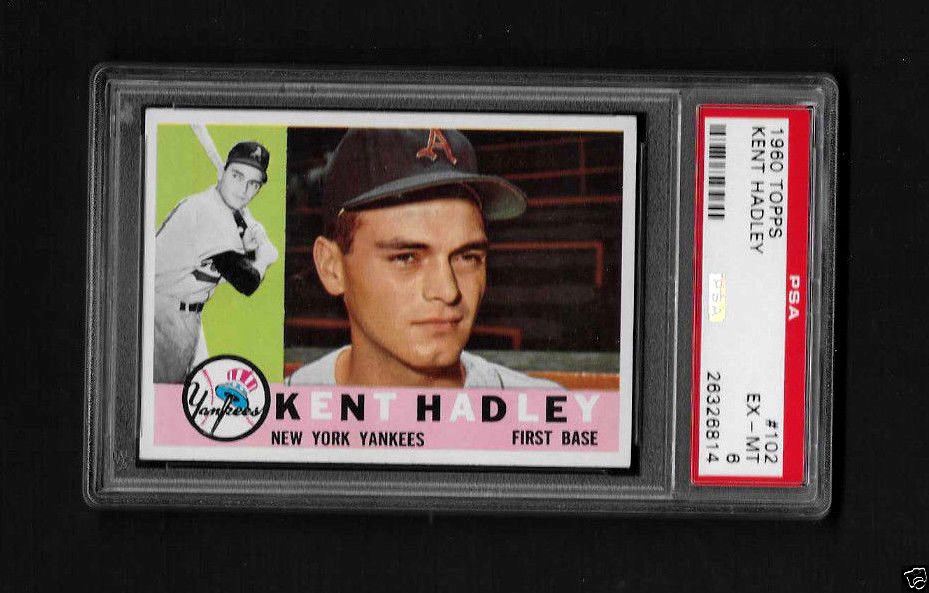 Auction Prices Realized Baseball Cards 1960 Topps Kent Hadley