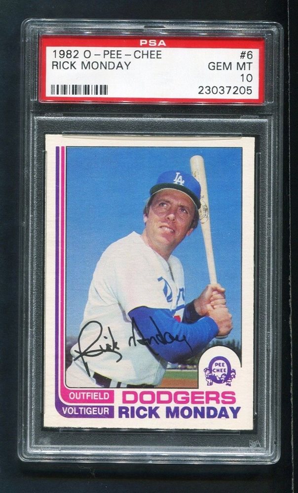 Auction Prices Realized Baseball Cards 1982 O-Pee-Chee Rick Monday