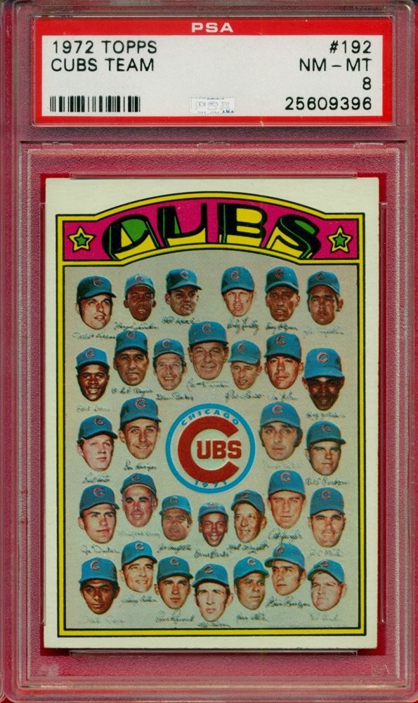 Auction Prices Realized Baseball Cards 1972 Topps Cubs Team