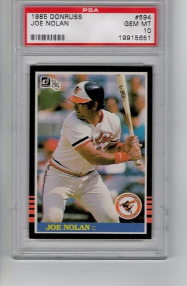 Auction Prices Realized Baseball Cards 1985 DONRUSS Joe Nolan