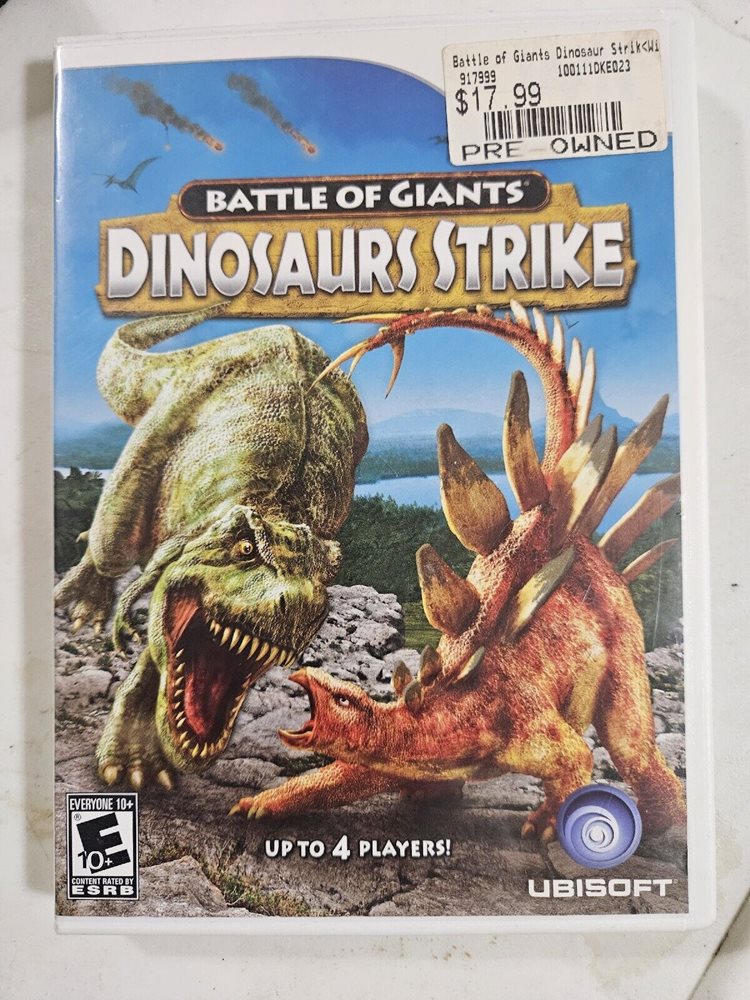 Battle of Giants: Dinosaurs Strike Nintendo Wii & WiiU