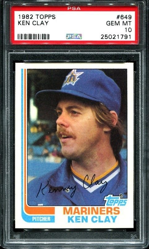 Auction Prices Realized Baseball Cards 1982 Topps Ken Clay