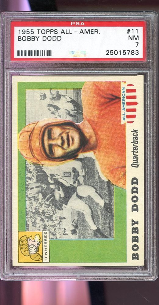 Auction Prices Realized Football Cards 1955 Topps All-Amer. Bobby Dodd