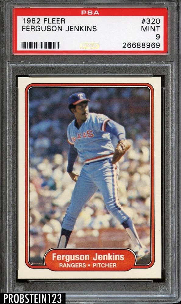 Auction Prices Realized Baseball Cards 1982 FLEER Ferguson Jenkins