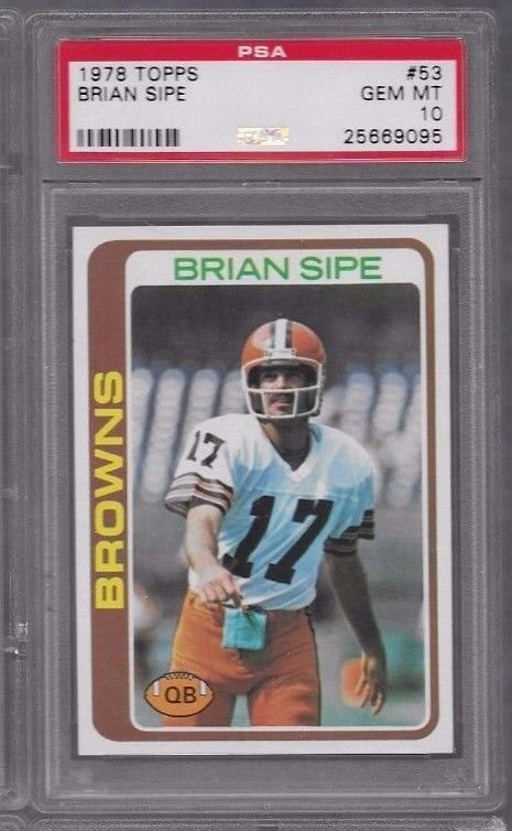 Auction Prices Realized Football Cards 1978 Topps Brian Sipe