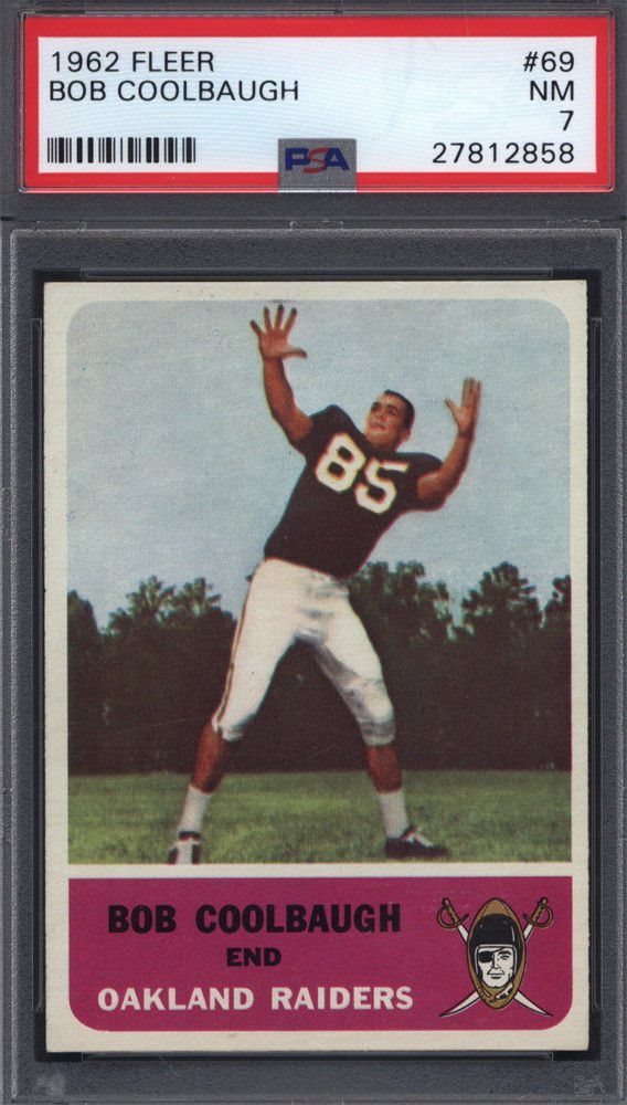 Auction Prices Realized Football Cards 1962 Fleer Bob Coolbaugh