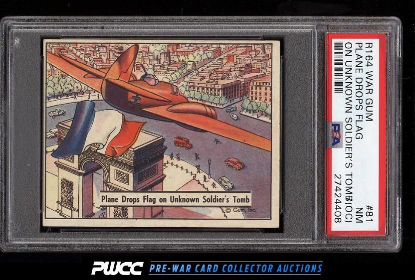 Auction Prices Realized Non-Sport Cards 1941 R164 War Gum Plane Drops ...